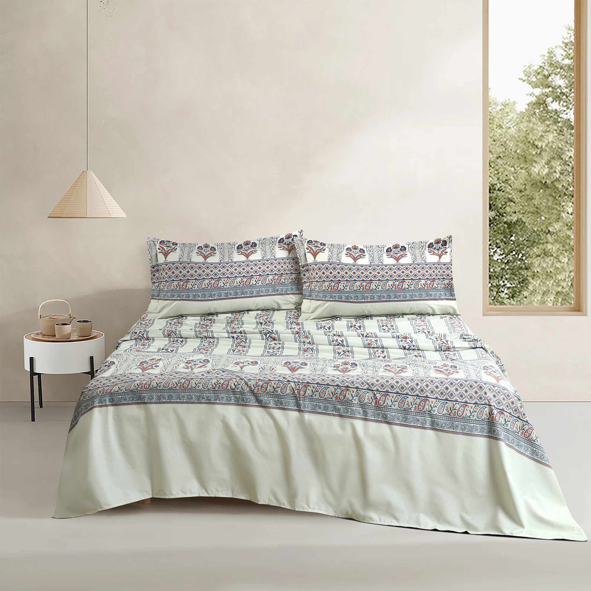 Ethnic Elegance – Heritage Print Bedsheet