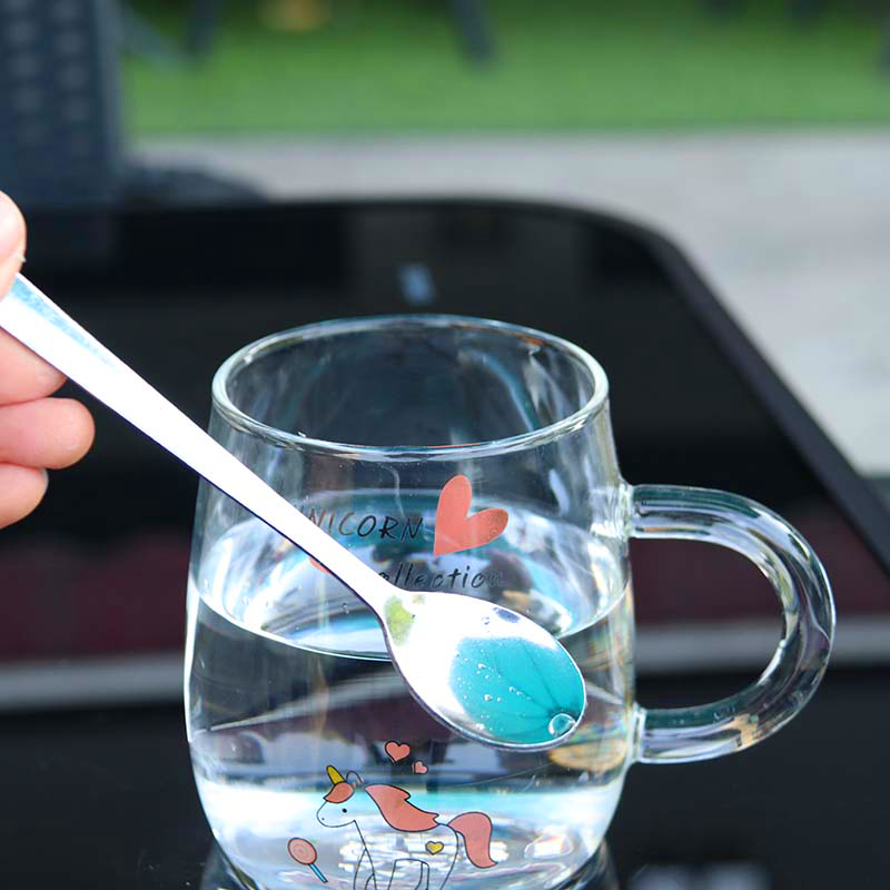 Unicorn Mugs with Lid & Stainless Steel Spoon